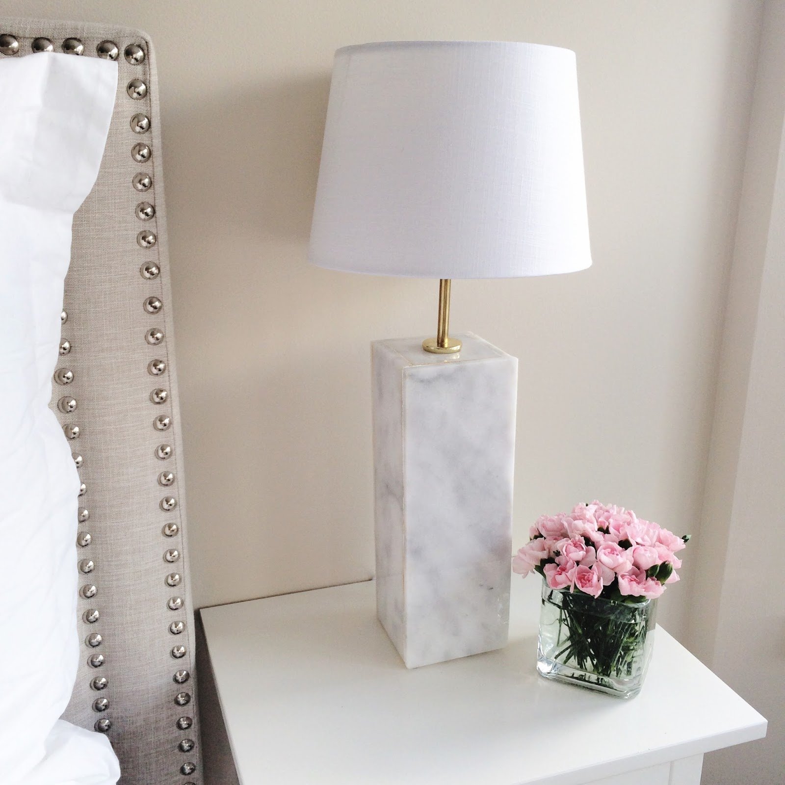 DIY Marble Lamp Base | Emma Courtney Home