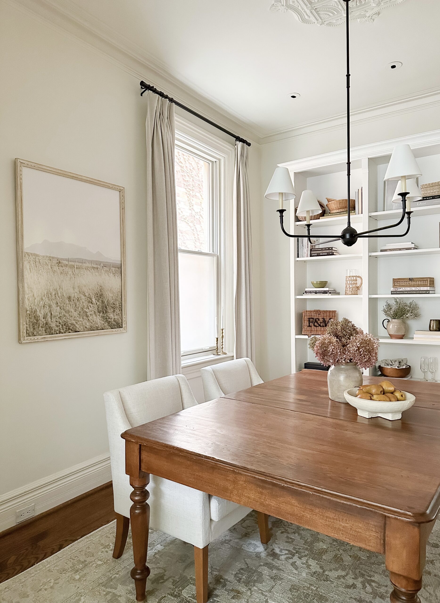 Dining Room Library Combo with Bookcases | Emma Courtney Home